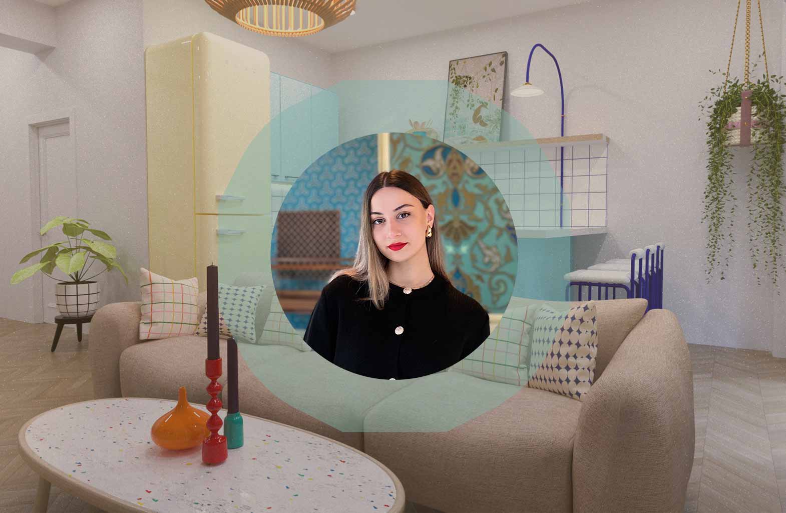 ირინკა დემეტრაშვილი - ინტერიერის დიზაინის კურსდამთავრებული