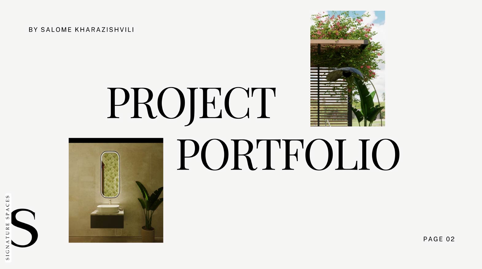 სალომე ხარაზიშვილი - ინტერიერის დიზაინის კურსდამთავრებული